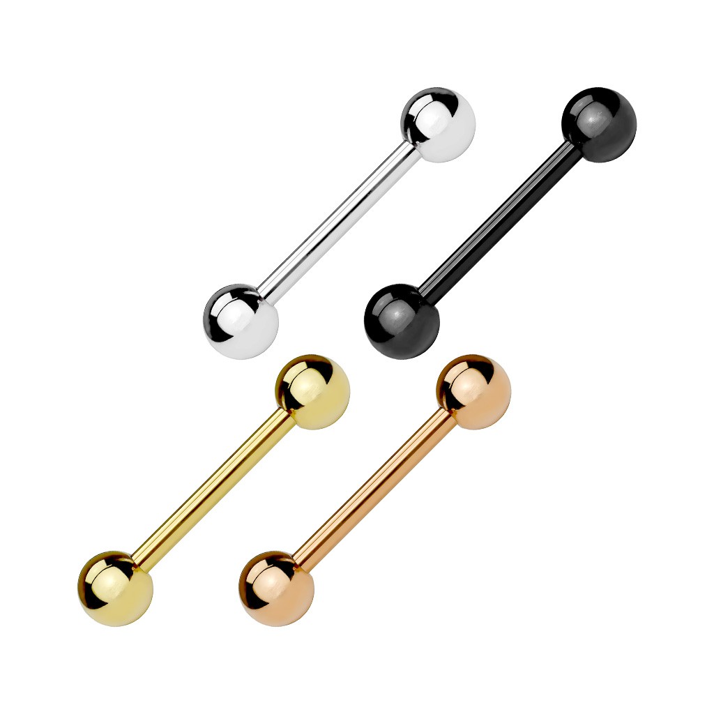 Pack de piercings langues 21 - PVD boule